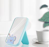 China Top Fashion Design Style Standing Table Make Up Small Travel Cosmetic Makeup Desk Mirror for sale