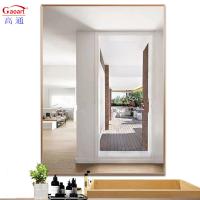 China Customized Size Aluminium Alloy Frame Glass Mirror for Genuine Unique Wall Decoration for sale