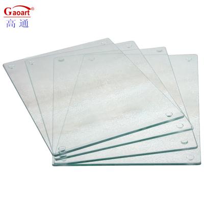 China Listing Golden Rectangle Tempered Glass Customer Size Cutting Board for Kitchen 500 Pcs for sale