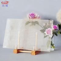 China Listing Golden Rectangle Tempered Glass Customer Size Cutting Board for Kitchen 500 Pcs for sale