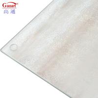 China Listing Golden Rectangle Tempered Glass Customer Size Cutting Board for Kitchen 500 Pcs for sale