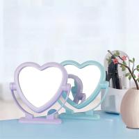 China Small Table Top Stand Portable Cosmetic Mirror Individual Carton Packing for Make-Up for sale