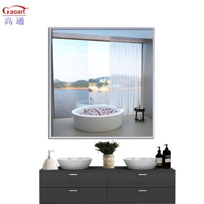 China Customized Size Aluminium Alloy Frame Glass Mirror for Standing Floor Home Decoration for sale