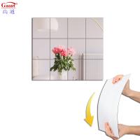 China Acrylic Sheet Mirror Custom Design House Decor Wall Plastic Adhesive Stickers For Home for sale