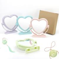 China Small Table Top Stand Portable Cosmetic Mirror Individual Carton Packing for Make-Up for sale