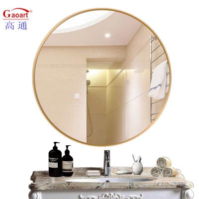 China Home Wineshop Nordic Bedroom Decoration with Genuine Round Wall Mirror and Luxury Light for sale