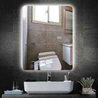 China Custom Backlit Full Length Wall Hanging Mirror with LED Bathroom Light Glass Mirror for sale