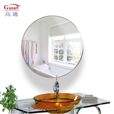 China Customized Size Round Wall Mirror for Bathroom Decorative in Nordic Modern Aesthetic for sale