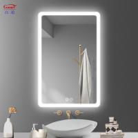 China Modern Hello Kitty Fogless Shower Smart Makeup Portable Espejo Wall With Led Light Mirror for sale
