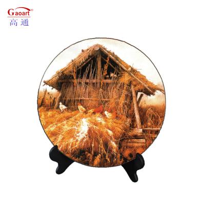 China Round Tempered Float Glass Chopping Board for Kitchen Serving Tray in Customer Size for sale