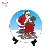 China Round Tempered Float Glass Chopping Board for Kitchen Serving Tray in Customer Size for sale