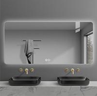 China Bathroom Mirror Light LED in Modern Design for Portable Smart Makeup Fogless Shower for sale