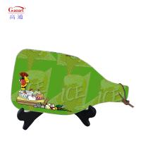 China Customized Color Unbreakable Kitchen Square Tempered Glass Cutting Board for Cheese Slice for sale