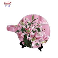 China Customized Color Unbreakable Kitchen Square Tempered Glass Cutting Board for Cheese Slice for sale