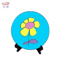 China Customized Color Unbreakable Kitchen Square Tempered Glass Cutting Board for Cheese Slice for sale