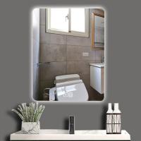 China Modern Led Defogger Wall Bath Bathroom Illuminated Decor Small Mirror For Illumination for sale
