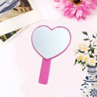 China Compact Circle Cosmetic Make Up Petit Miroir Design Style Fashion Plastic Glass Mirror for sale