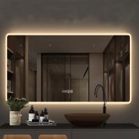 China Large Black Bedroom LED Mirror Station for Full Size Bathroom Decoration in Hotel Product for sale