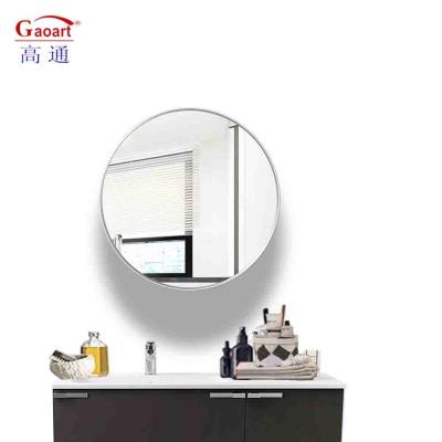 China Wall Mirror for Design Bathroom Metal Framed Large Decor Black Bedroom Decoration for sale