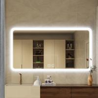 China Large Black Bedroom LED Mirror Station for Full Size Bathroom Decoration in Hotel Product for sale
