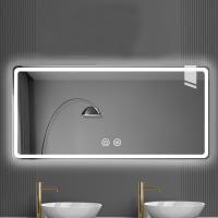 China Frameless Touch Switch Led Light Miroir for Hotel Bathroom and Fitness House Deco for sale