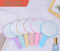 China Everyday Cosmetic Table Mini Pocket Makeup Circle Mirror Customizable Logo and Cute Design for sale