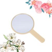 China Everyday Cosmetic Table Mini Pocket Makeup Circle Mirror Customizable Logo and Cute Design for sale