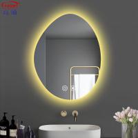 China Illuminated Glass Waterproof Bevelled Smart Bathroom Bath Mirror With LED for House Decor for sale