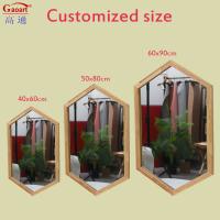 China Antique Home Decor Wooden Frame Mirror with Floor Length Design and Glass Mirror for sale
