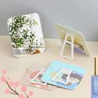 China Everyday Design Pocket Adjustable Mini Cosmetic Table with Custom Round Make-Up Mirror for sale