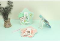 China Everyday Design Pocket Adjustable Mini Cosmetic Table with Custom Round Make-Up Mirror for sale