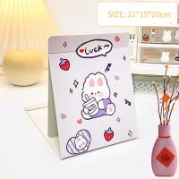 China Convenient Heart Shaped Vanity Mirror for On-the-Go Cosmetic Touch-Ups for sale