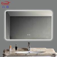 China Modern Style Glass Mirror Backlit LED Touch Screen Bathroom Wall Salon Makeup Mirror for sale