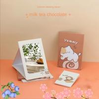 China Modern Style Square Pocket Circle Compact Mini Cosmetic Mirror for Everyday Occasions for sale