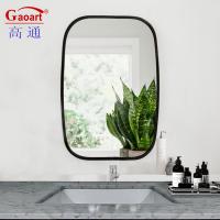 China Wall Mirror for Bathroom Decorative Antique Round Belly Vintage Sticker Plastic Frame for sale