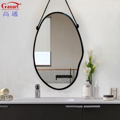 China Every Day Bathroom Decor with Antique Glass Mirror and Plastic Frame in Lanyard Style for sale