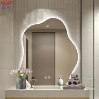 China Modern Design Illuminated Infinity Round LED Light Mirror for Smart Fitness Bath Room for sale