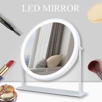 China Compact Handheld LED Cosmetic Vanity Dressing Mirror For Makeup Individual Carton Packing for sale