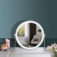 China Compact Handheld LED Cosmetic Vanity Dressing Mirror For Makeup Individual Carton Packing for sale