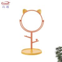 China Small Circle Plastic and Glass Mirror for Everyday Top Fashion Adjustable Make Up for sale