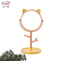 China Small Circle Plastic and Glass Mirror for Everyday Top Fashion Adjustable Make Up for sale