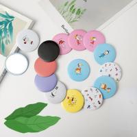China Portable Vanity Cosmetic Mirror Small Round Compact Light for Every Day for sale