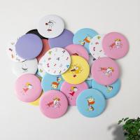 China Portable Vanity Cosmetic Mirror Small Round Compact Light for Every Day for sale