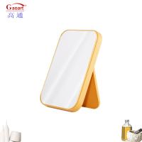 China Fashion Design Plastic Glass Mirror Portable Desktop Vanity Compact Makeup for Desk for sale