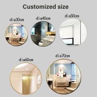China Every day Occasion Decorative Metal Mirror for Bathroom Vanity Hanging in Unique House for sale