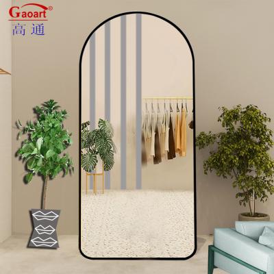 China Large Salon Living Room Wall Art Floor Length Mirror for Home Hotel Bathroom House Decor for sale
