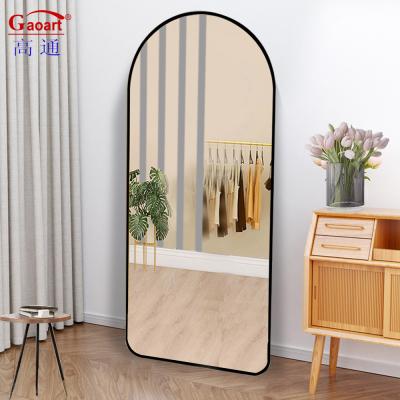 China Living Room Large Floor Length Mirror for Hotel Salon Bedroom and Bathroom Decoration for sale