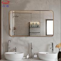 China Ever day Occasion The Shape Modern Large Gold Frame Hanging Mirror for Wall Art Decor for sale