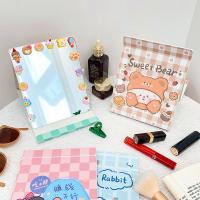 China Extra LOGO Yes Heart Shaped Travel Cosmetic Small With Logo Mirror For Easy Touch-Ups for sale