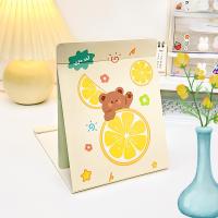 China Extra LOGO Yes Heart Shaped Folding Travel Cosmetic House Decor Small Logo Mirror for sale